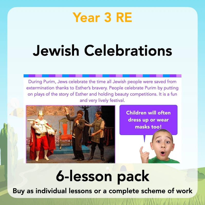Jewish Celebrations KS2 Primary RE Lesson Pack by PlanBee