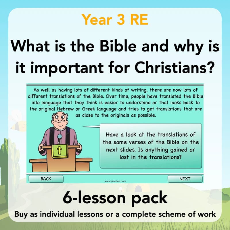 What is the Christian Bible? Year 3 KS1 PlanBee RE Lessons