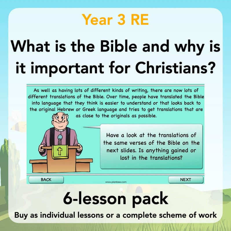 What is the Christian Bible? Year 3 KS1 PlanBee RE Lessons