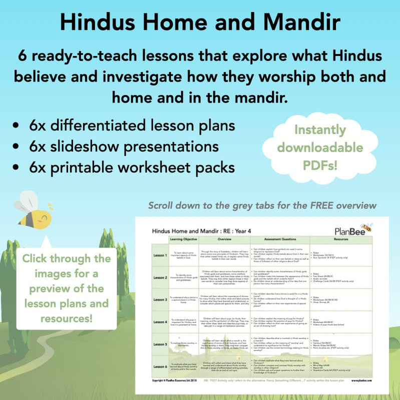 Hinduism KS2 & KS1 Lesson Plans & Teaching Resources — PlanBee