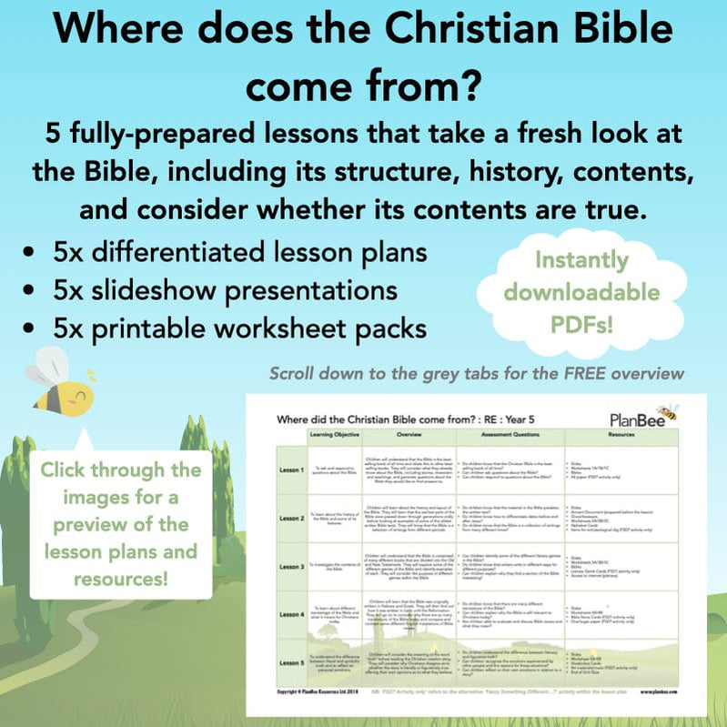 Christianity KS2 and KS1 Primary Resources — PlanBee