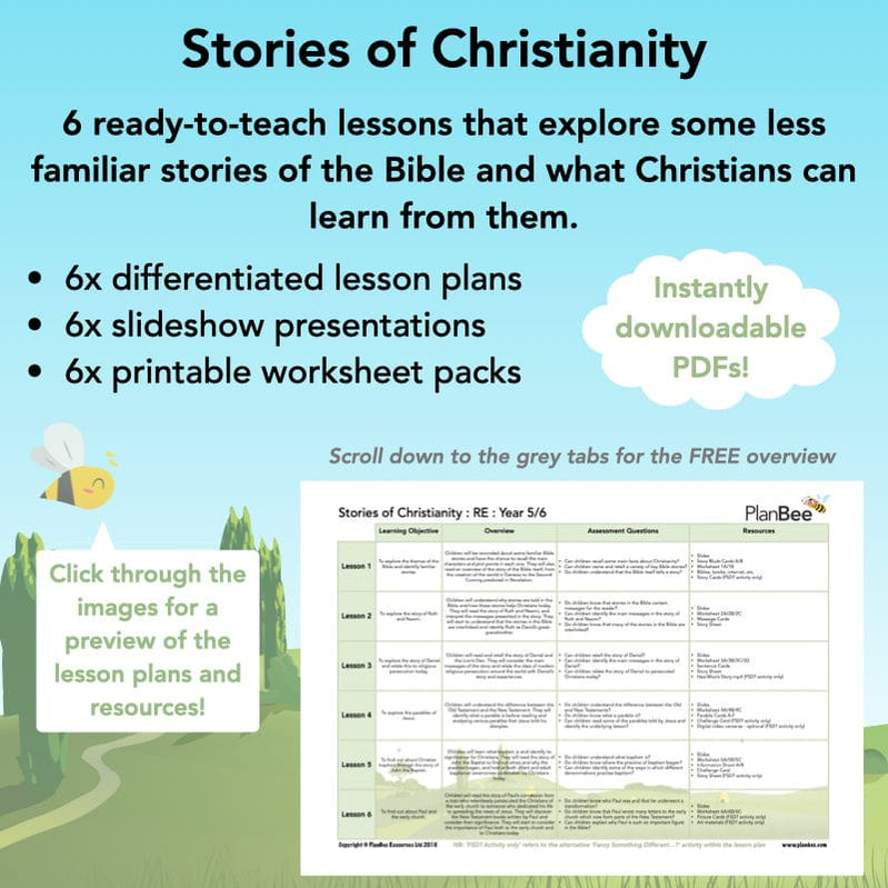 Christianity KS2 and KS1 Primary Resources — PlanBee