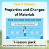 Properties and Changes of Materials Year 5 Science | PlanBee