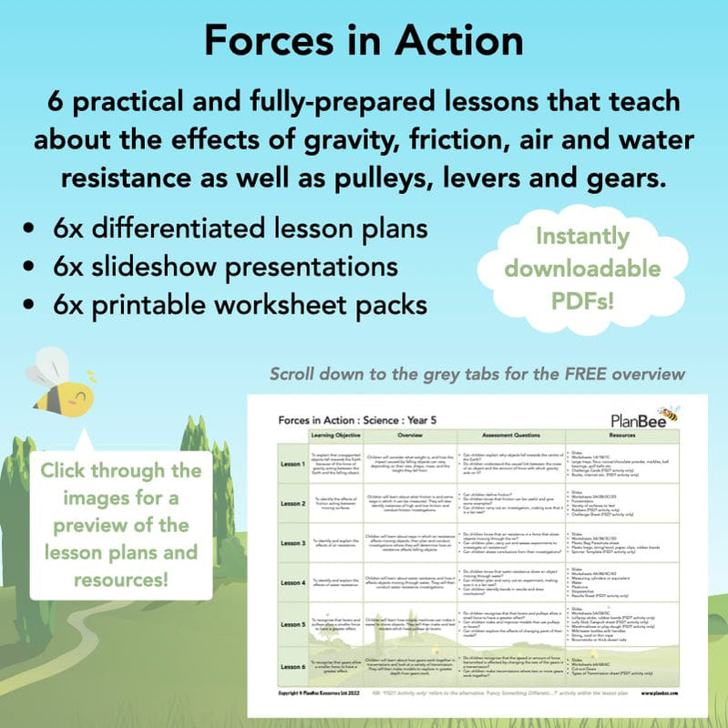 Year 5 Science Resources and Topics for the National Curriculum — PlanBee