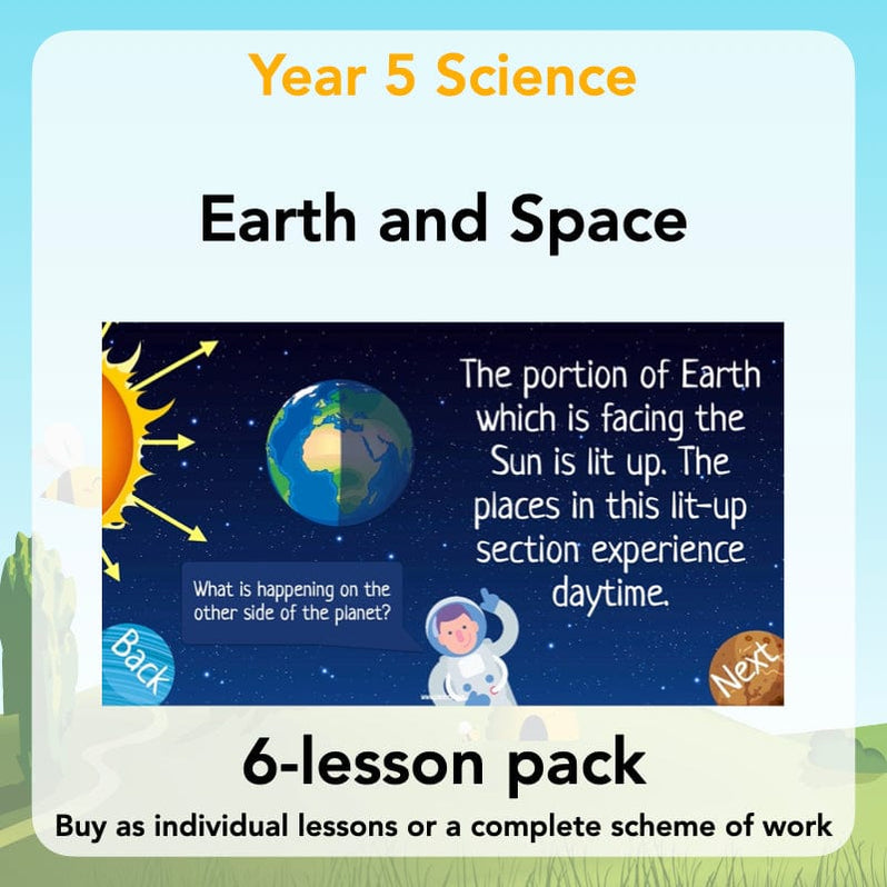 Earth and Space Year 5 Science Planning by PlanBee