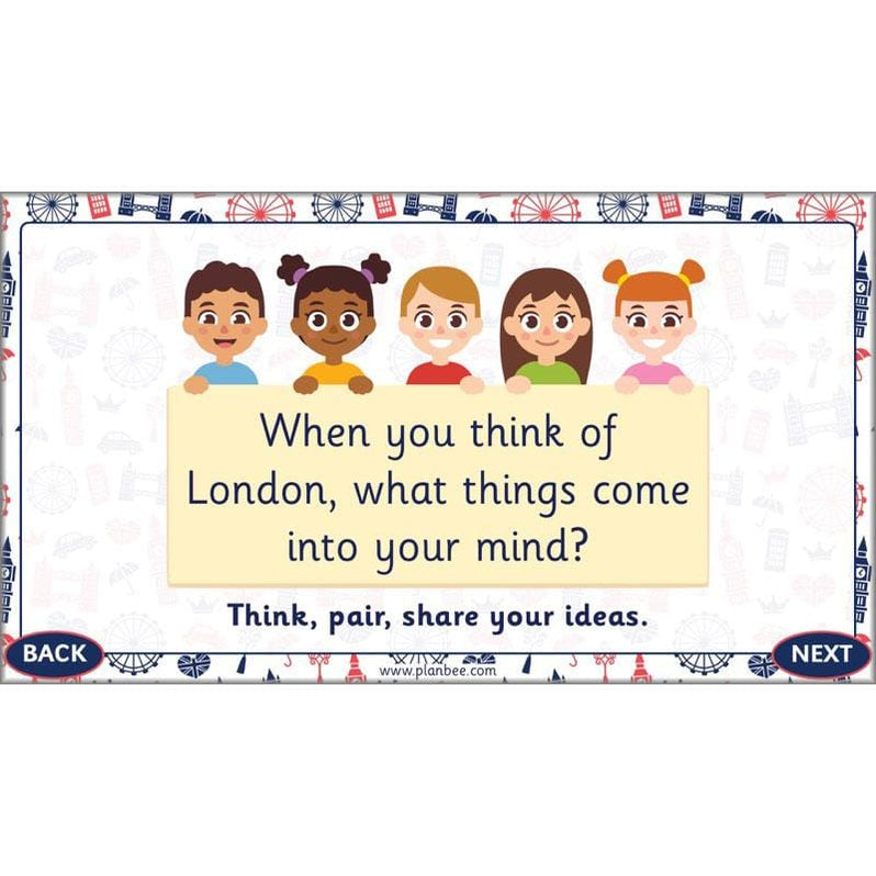 Let's Explore London Topic KS1 Geography Lessons by PlanBee