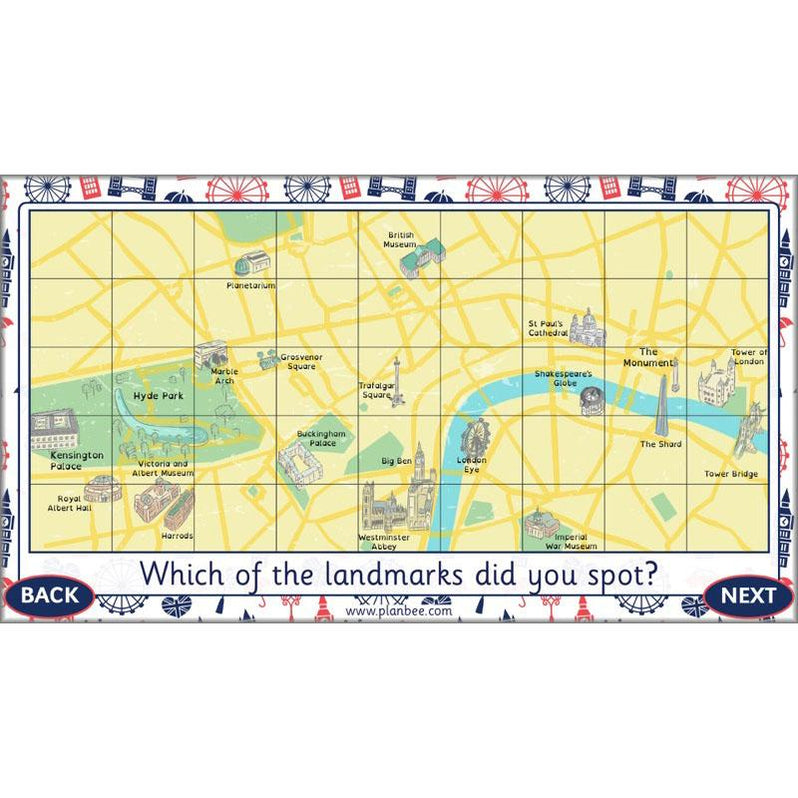 Let's Explore London Topic KS1 Geography Lessons by PlanBee
