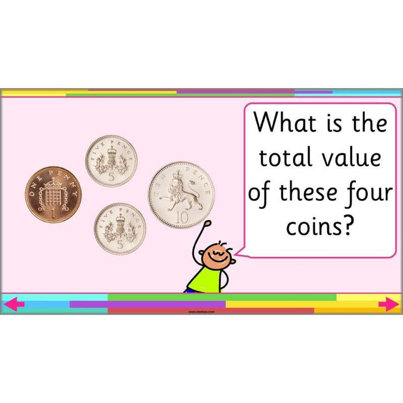 Let’s make totals using coins Year 1 Maths plans by PlanBee
