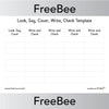 Look Say Cover Write Check Template — PlanBee