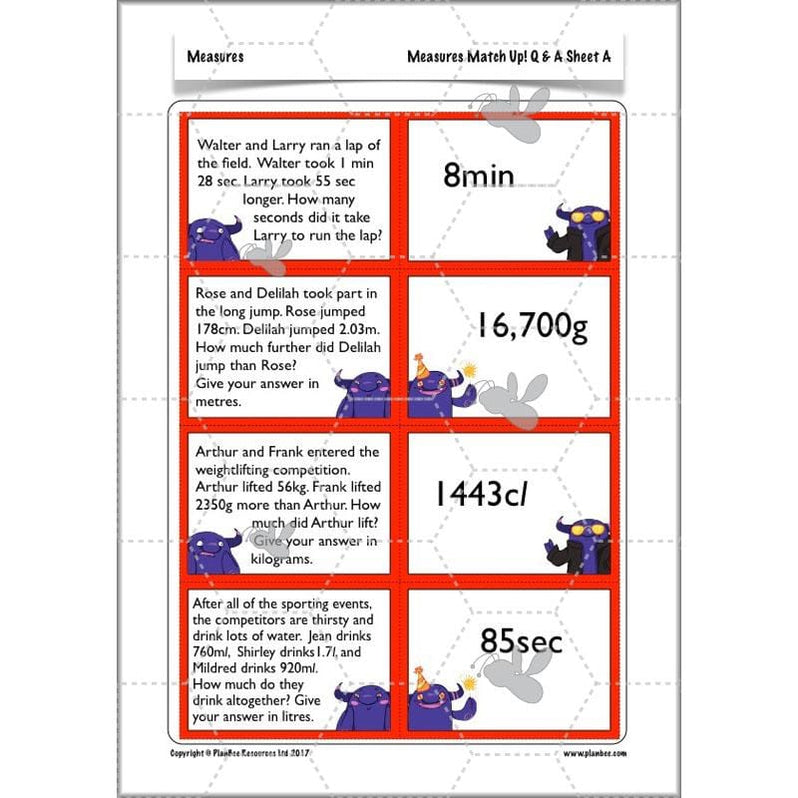 Measures Year 6 Maths Lesson Planning and Resources — PlanBee