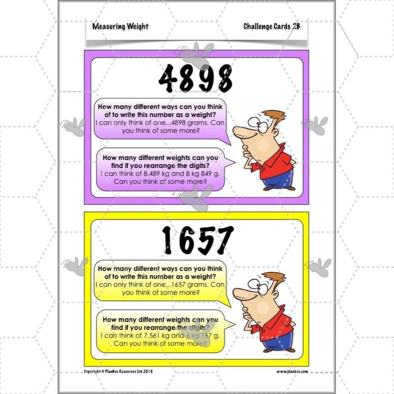 Measuring Weight KS2 Year 4 Maths Planning by PlanBee
