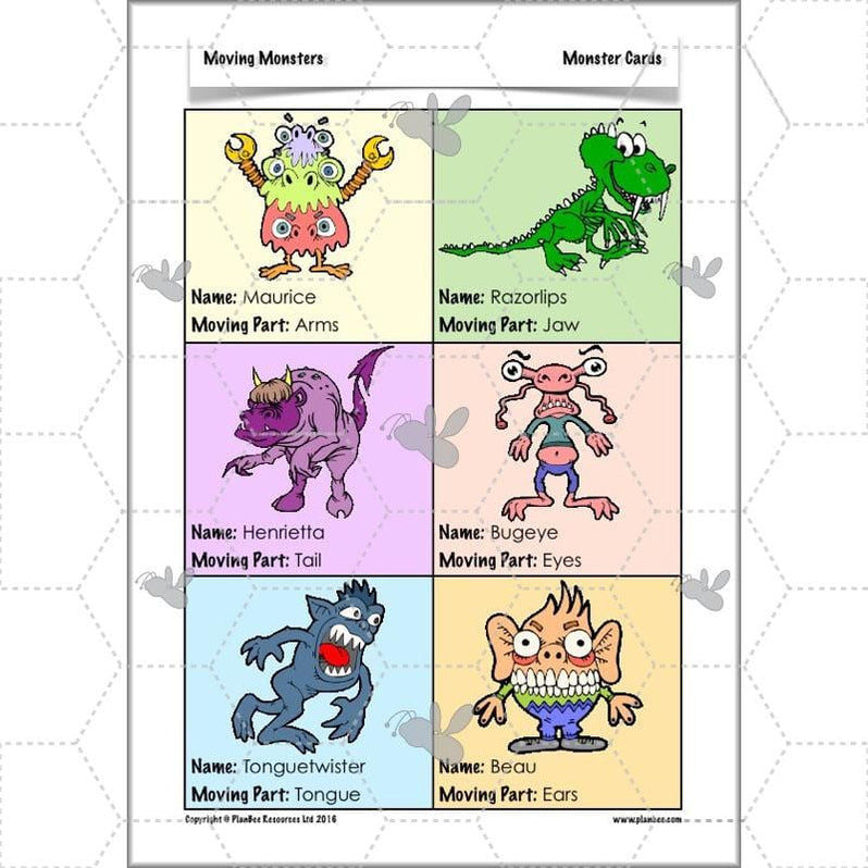 Moving Monsters Year 3 KS2 Pneumatics Lessons by PlanBee