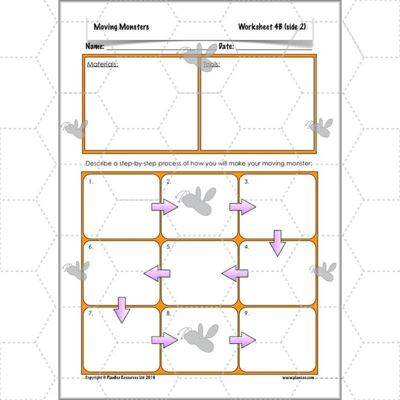 Moving Monsters Year 3 KS2 Pneumatics Lessons by PlanBee