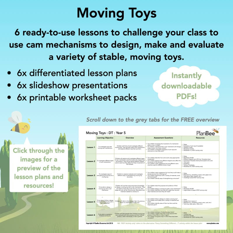Design and Technology KS2 projects and lessons by PlanBee