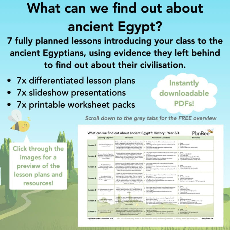 Ancient Egypt KS2 Lesson Plans & Resources — PlanBee