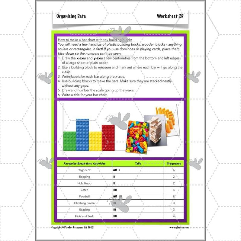 Year 3 Statistics Organising Data PlanBee Maths Lesson