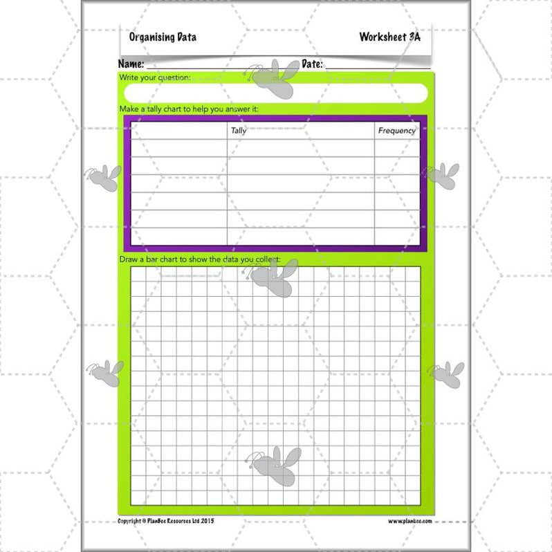 Year 3 Statistics Organising Data PlanBee Maths Lesson