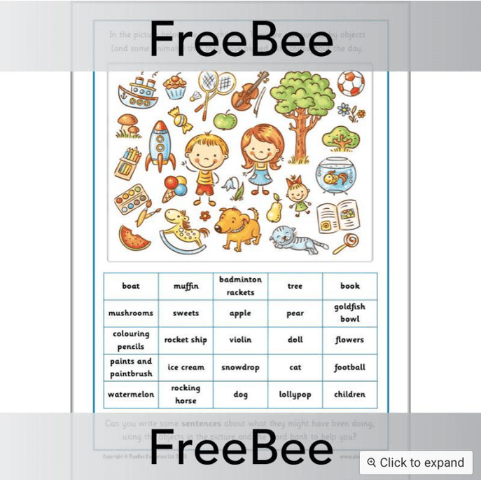Free KS1 Writing Activity Bundle Resource by PlanBee