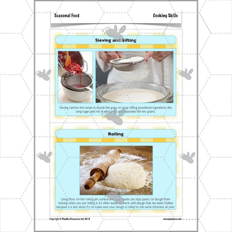 Seasonal Food Seasonality KS2 cooking lessons by PlanBee