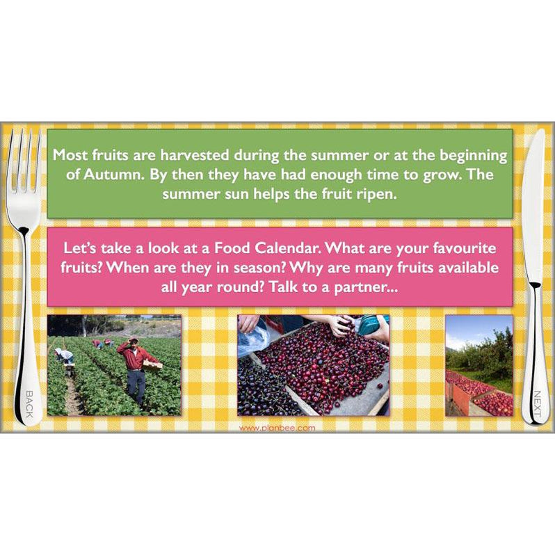 Seasonal Food Seasonality KS2 cooking lessons by PlanBee