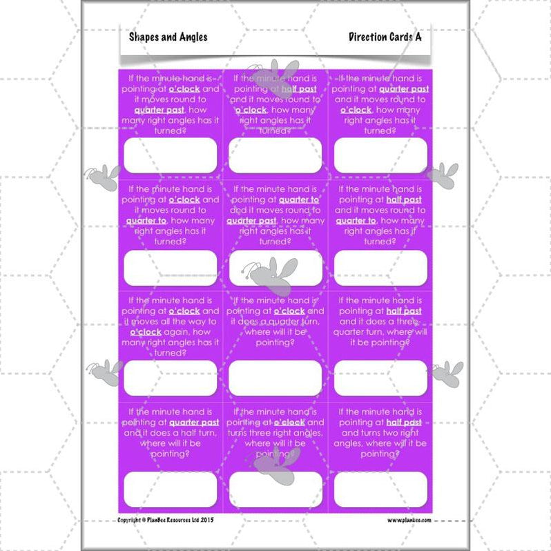 Shapes and Angles Year 3 Maths Lessons by PlanBee