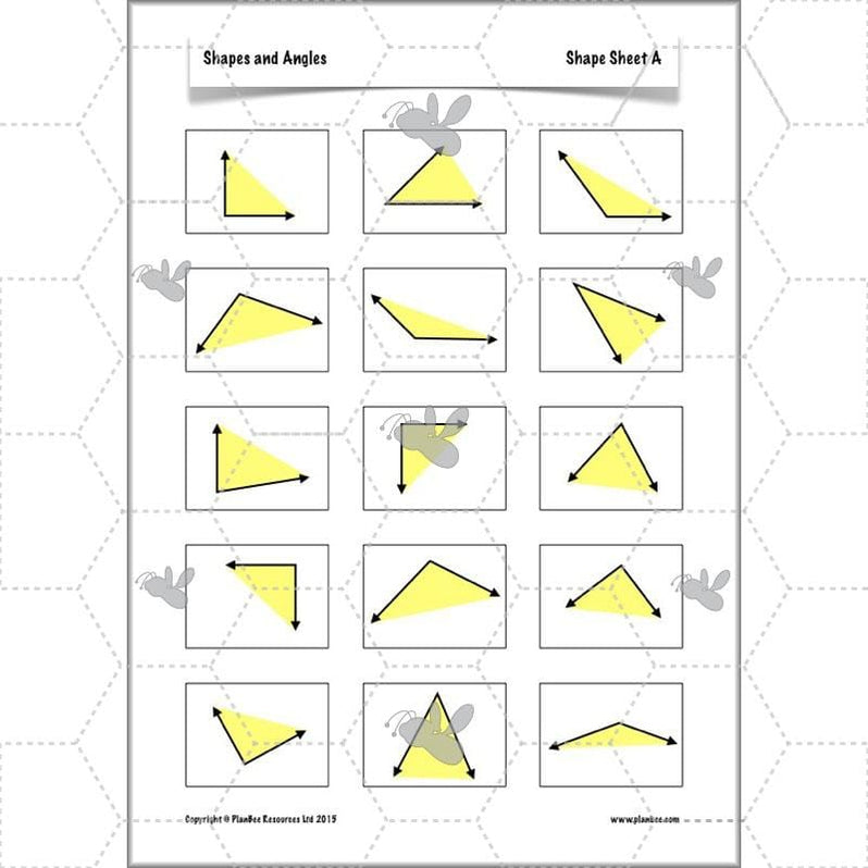 Shapes and Angles Year 3 Maths Lessons by PlanBee