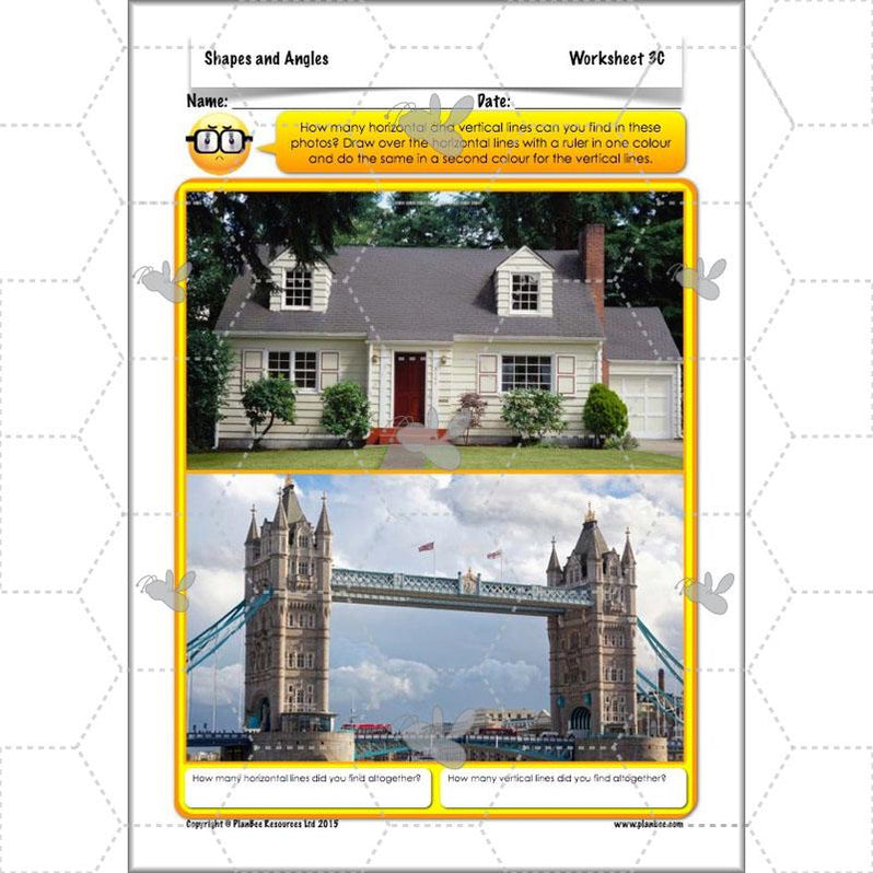 Shapes and Angles Year 3 Maths Lessons by PlanBee