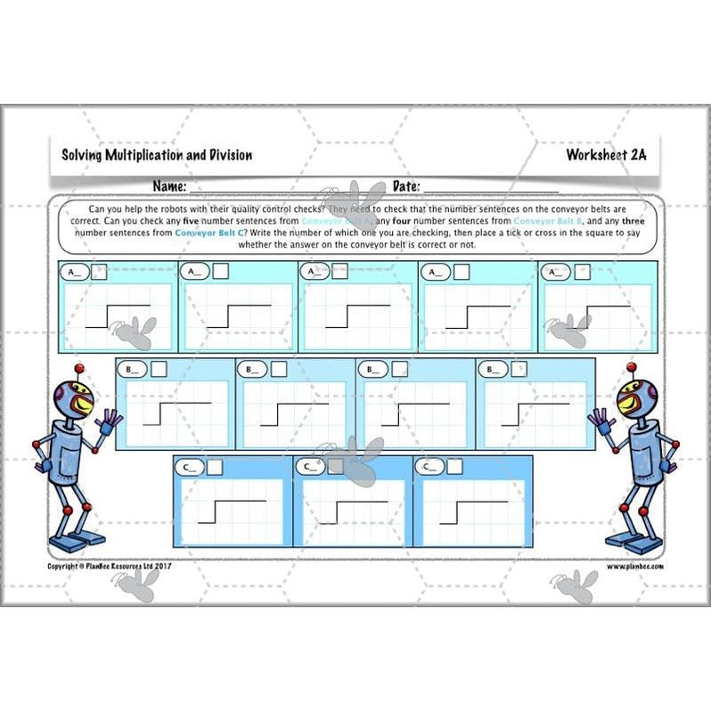 Solving Multiplication & Division Year 5 Maths by PlanBee