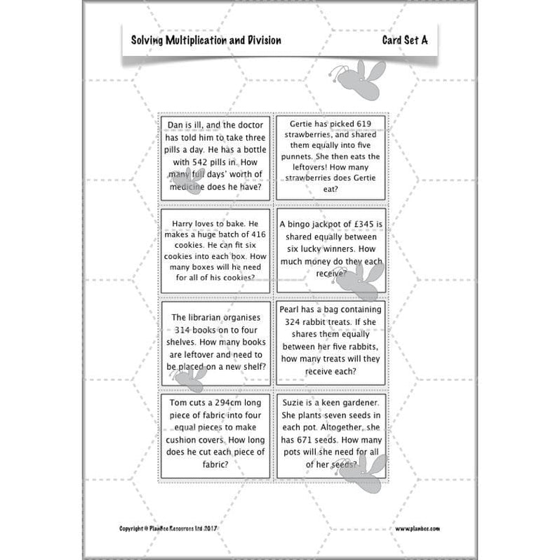 Solving Multiplication & Division Year 5 Maths by PlanBee