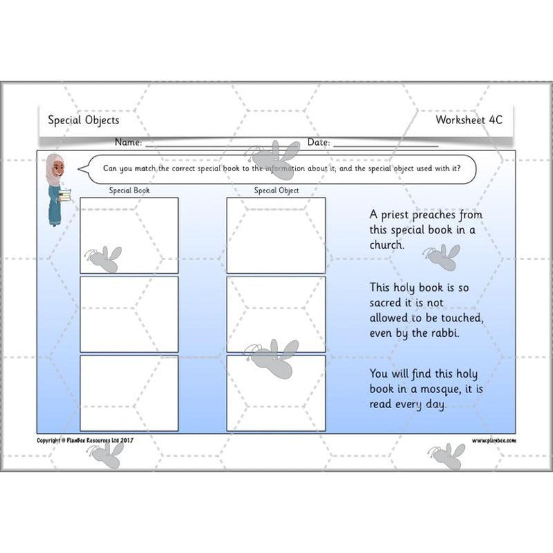 Special Objects KS1 Year 1 World Religions RE by PlanBee