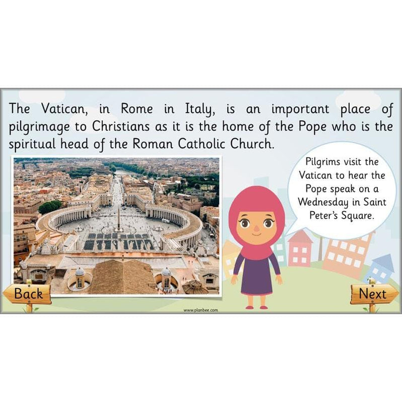 Pilgrimages & Places of Worship KS1 RE Lessons by PlanBee