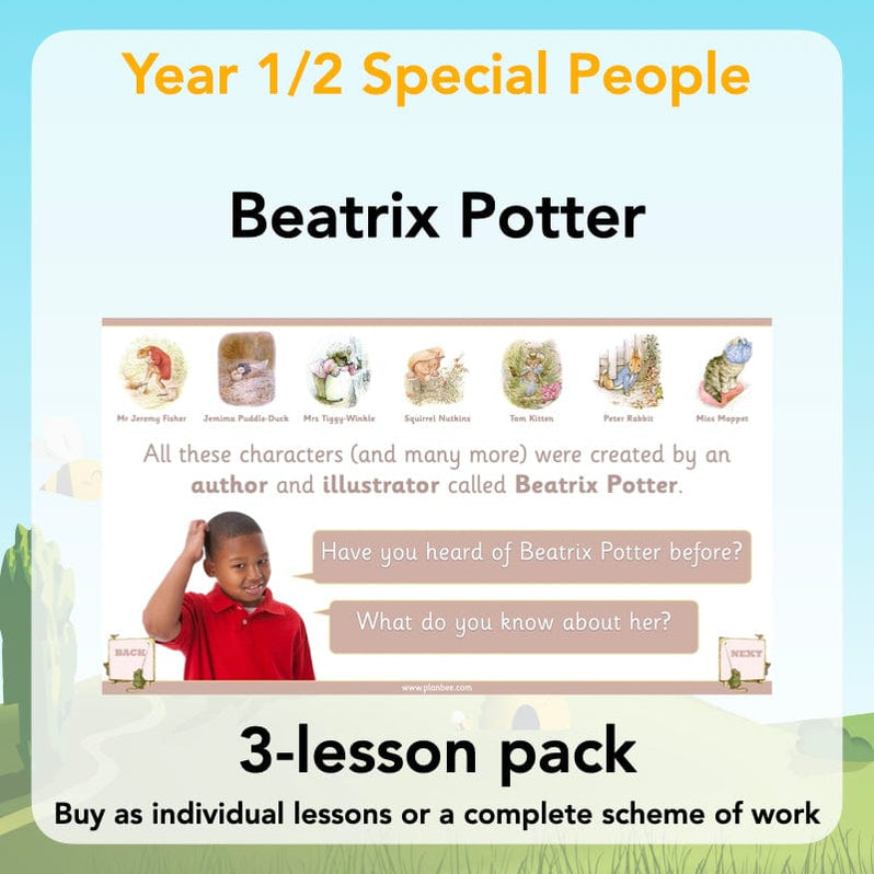 Beatrix Potter KS1 Lesson Plans and Resources by PlanBee