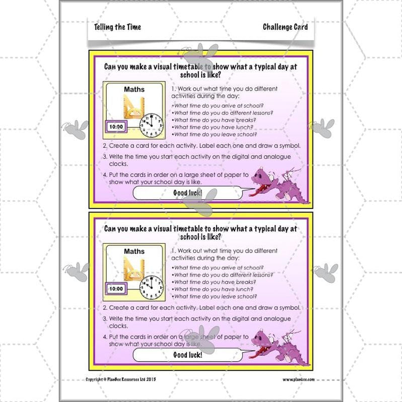 Telling the Time KS2 | Year 4 Maths Lessons and Resources — PlanBee