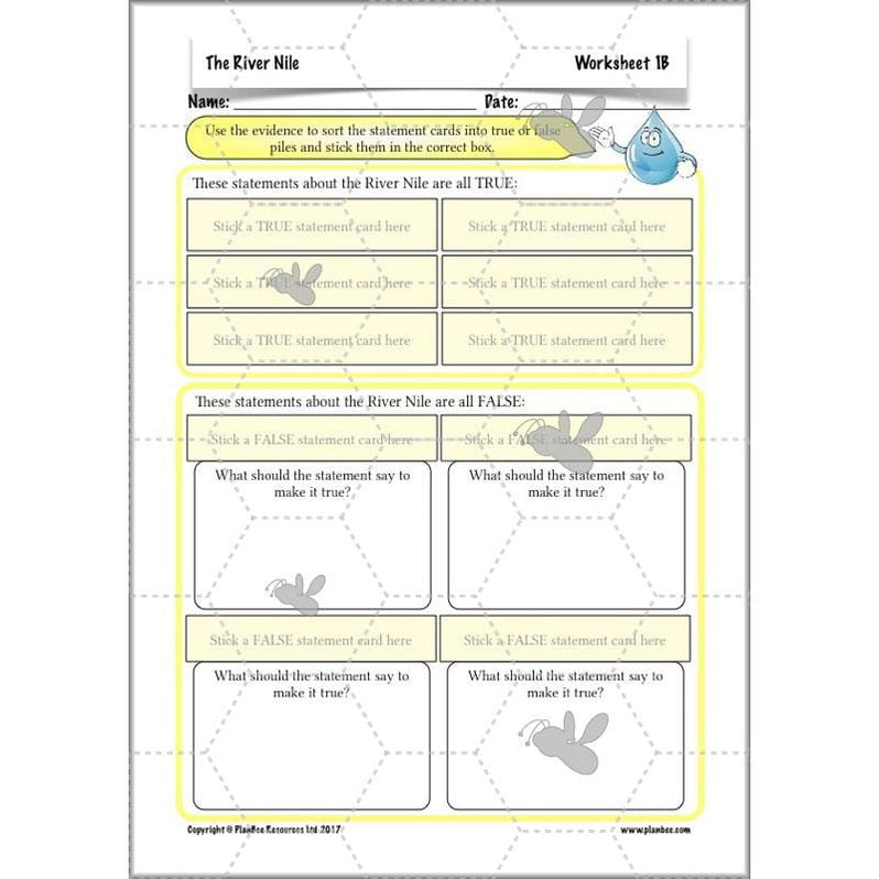 The River Nile KS2 Geography Lessons created by PlanBee