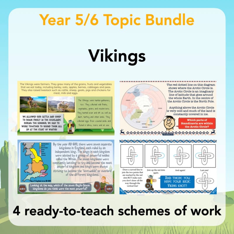 Vikings KS2 Topic Planning for Year 5 & Year 6 by PlanBee
