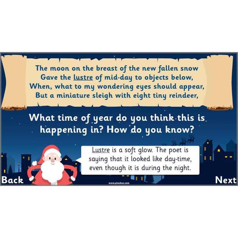Twas the Night Before Christmas Lesson Plans | Year 2 Poetry — PlanBee
