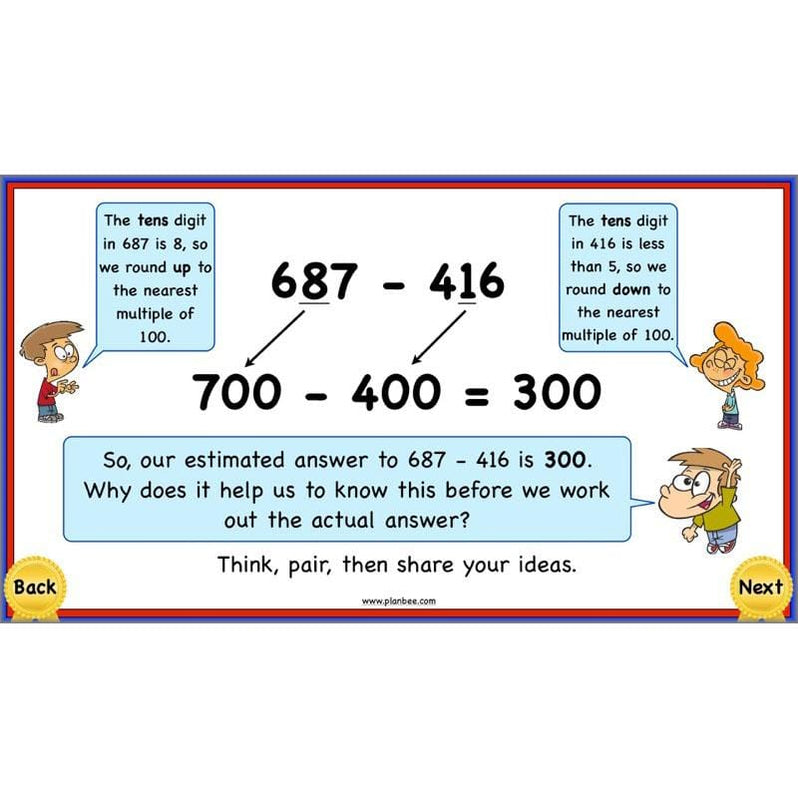 Using Addition and Subtraction Year 4 Maths by PlanBee