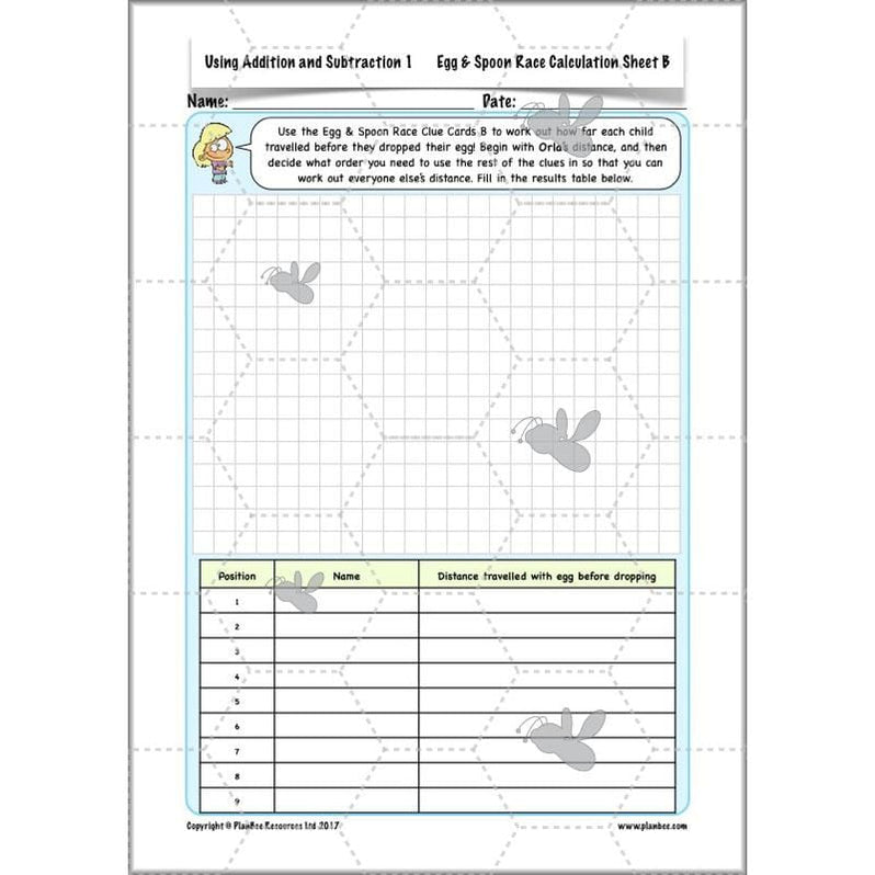 Using Addition and Subtraction Year 4 Maths by PlanBee