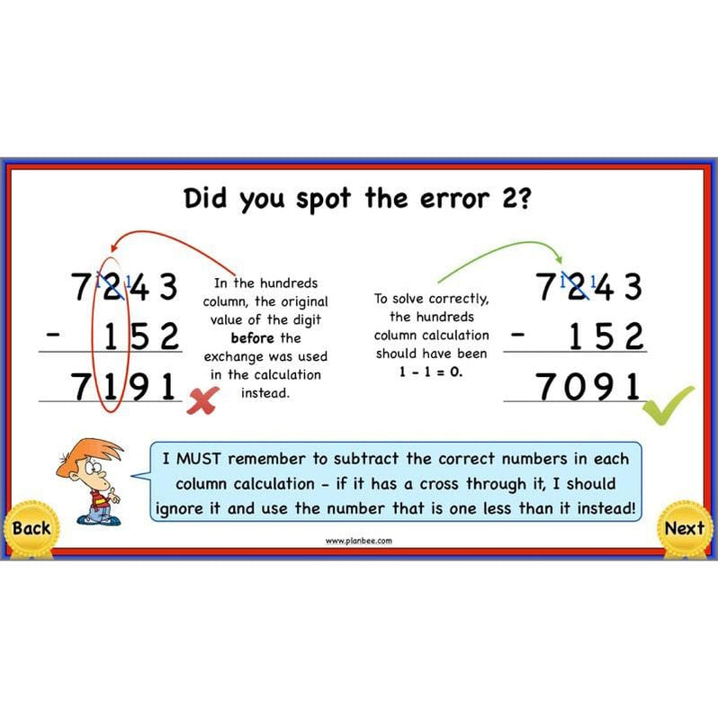 Using Addition and Subtraction Year 4 Maths by PlanBee
