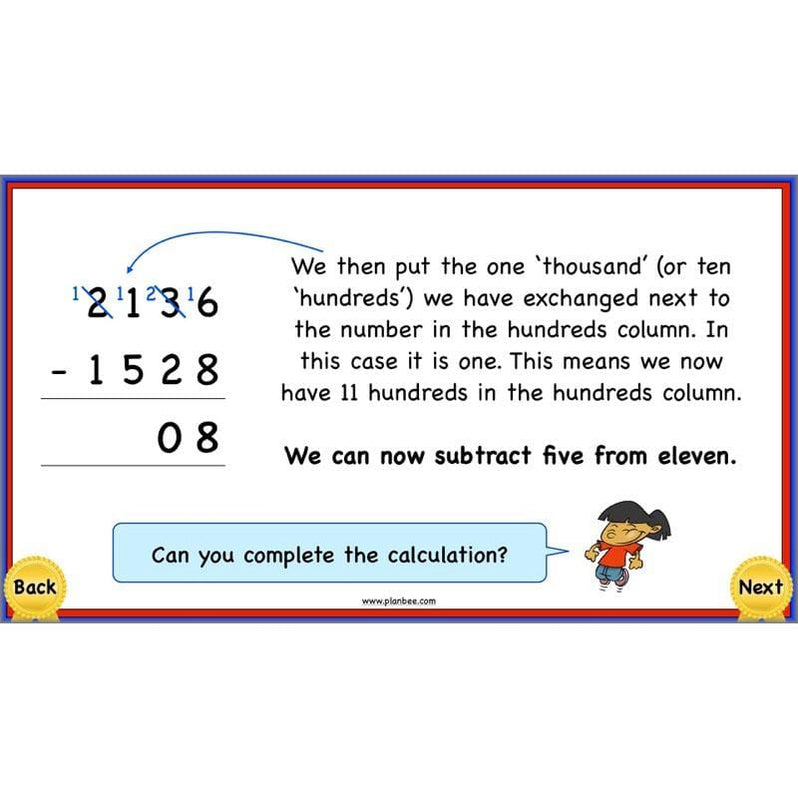Using Addition and Subtraction Year 4 Maths by PlanBee