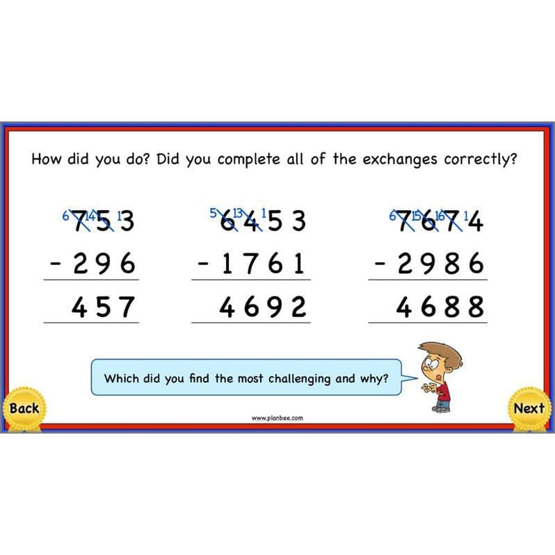 Using Addition and Subtraction Year 4 Maths by PlanBee