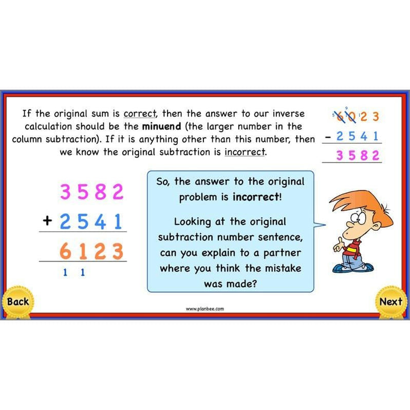 Using Addition & Subtraction 2 Year 4 Maths by PlanBee