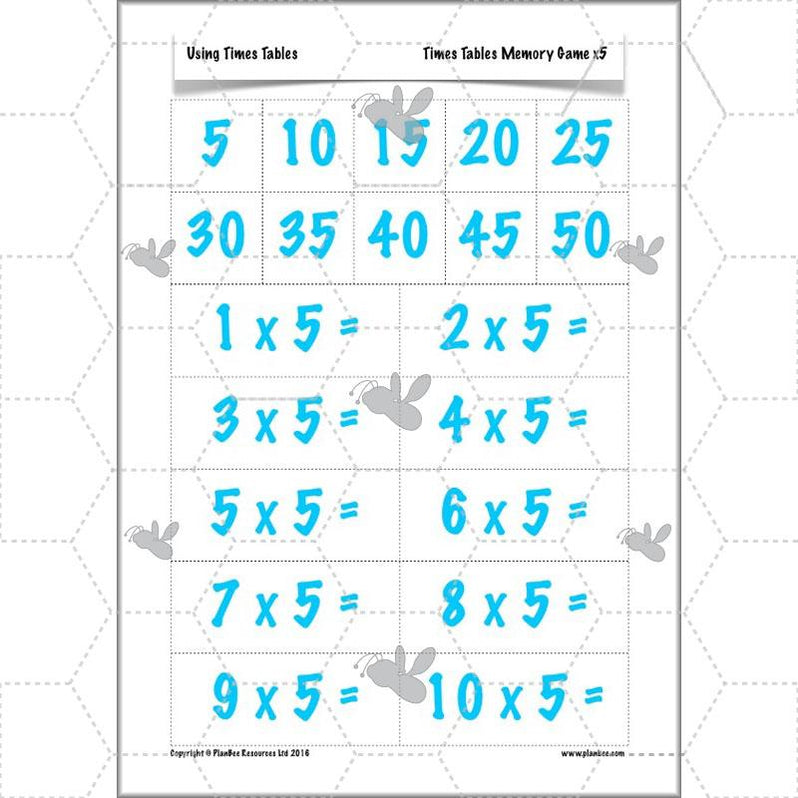 Using Times Tables: Year 3 PlanBee Maths Multiplication & Division
