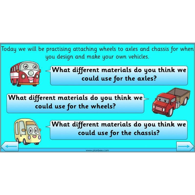 Moving Vehicles KS1 Year 2 DT Lesson Planning by PlanBee
