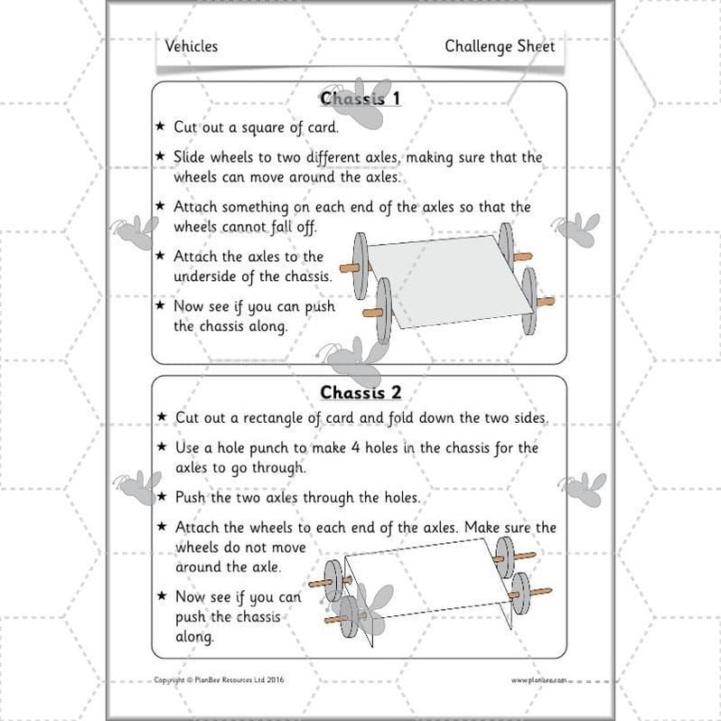 Moving Vehicles KS1 Year 2 DT Lesson Planning by PlanBee