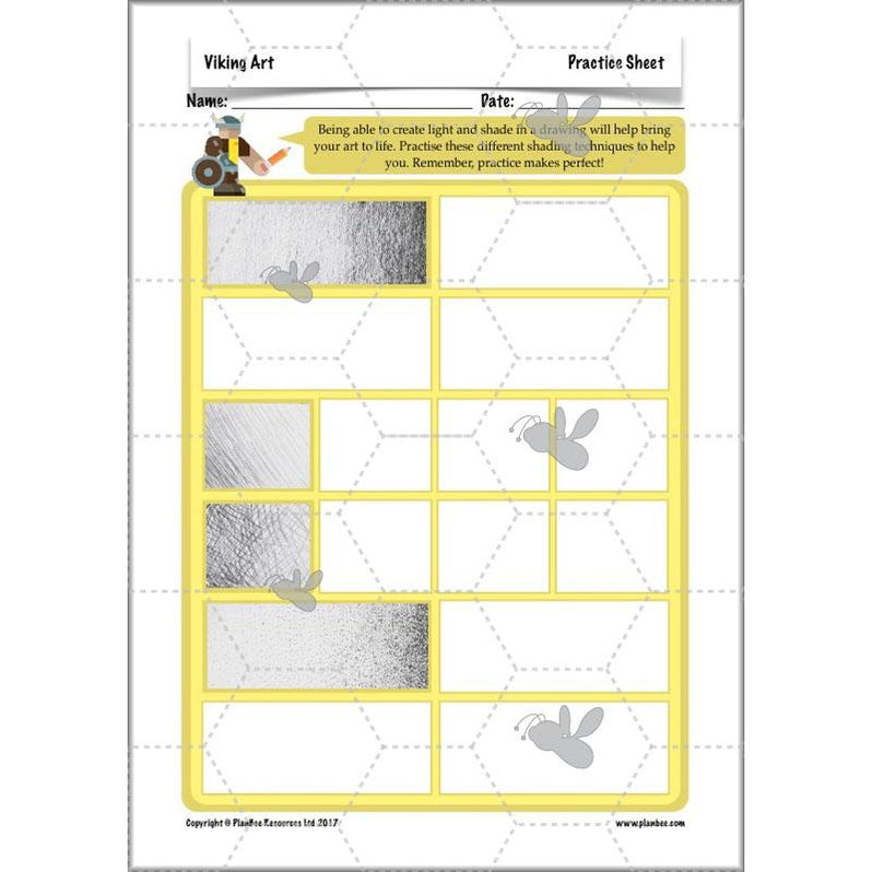 Viking Art KS2 Lessons | Year 5 and Year 6 Art by PlanBee