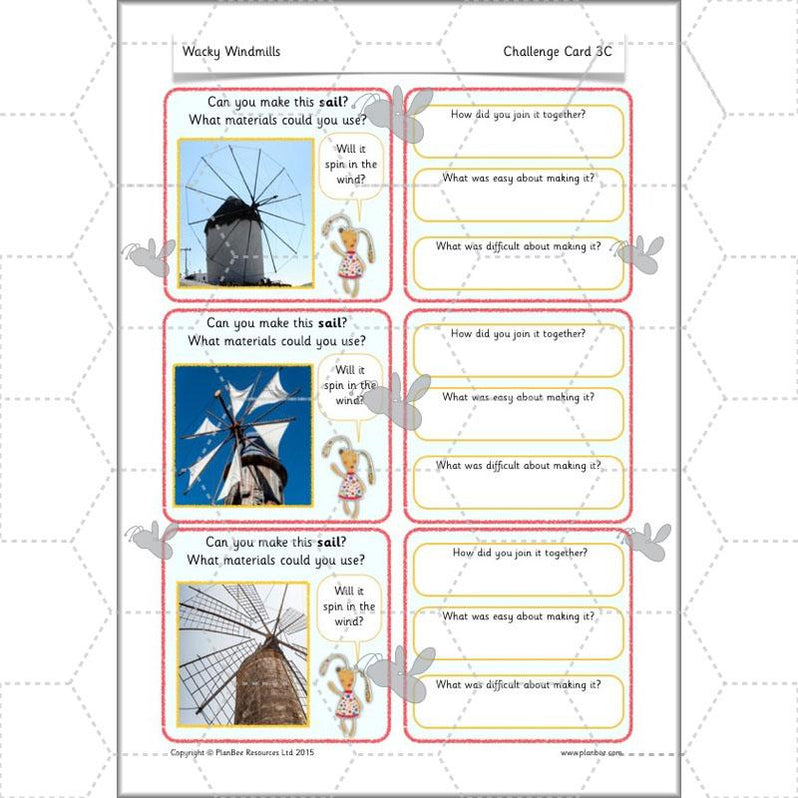 Wacky Windmills - DT Primary Resources for KS1 | PlanBee