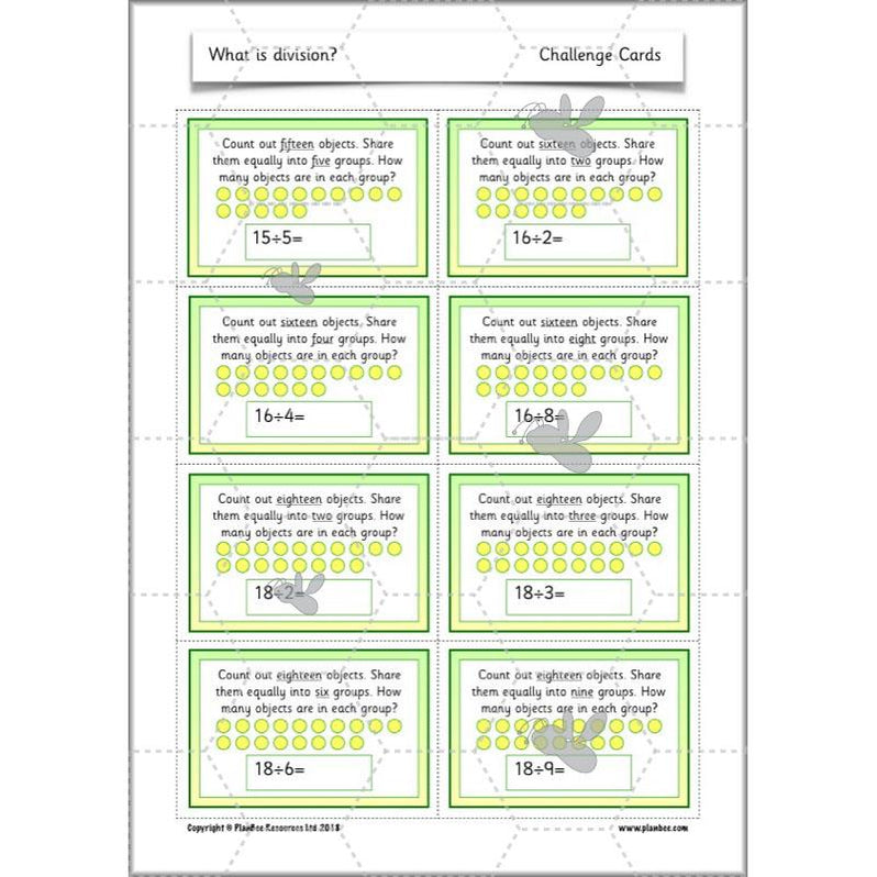 What is Division? KS1 Year 2 Maths planning by PlanBee