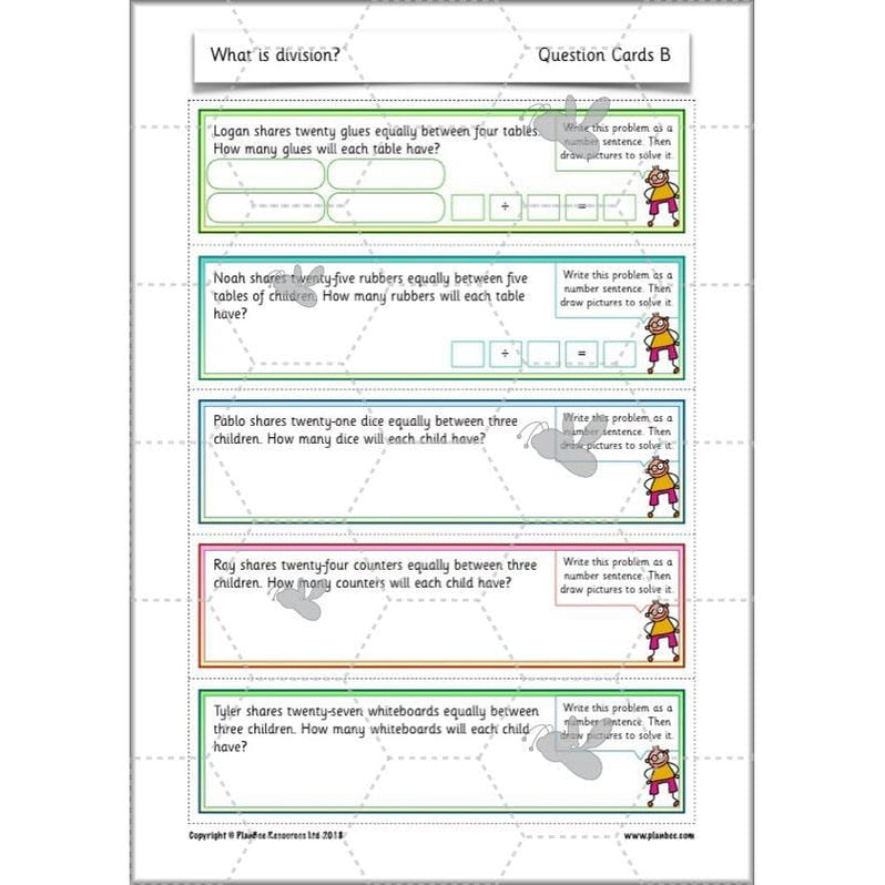 What is Division? KS1 Year 2 Maths planning by PlanBee