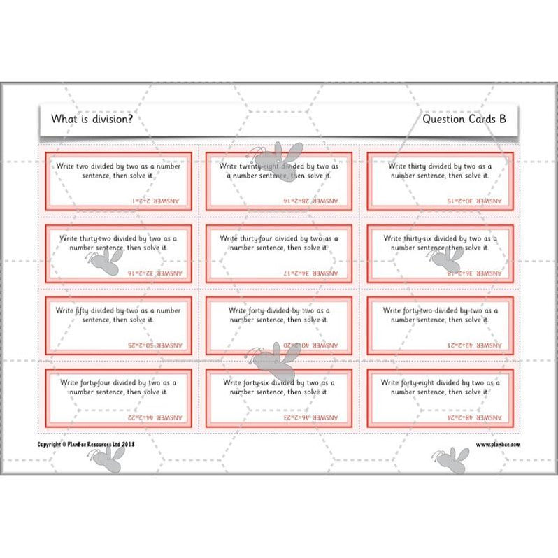 What is Division? KS1 Year 2 Maths planning by PlanBee